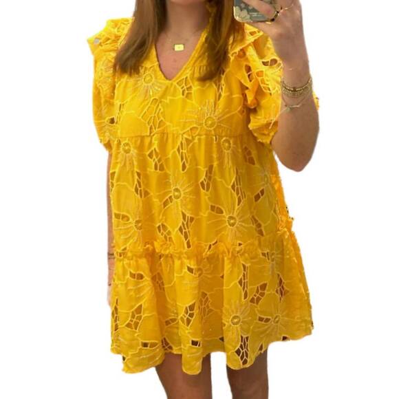 Buddy Love | Dresses | New Buddylove Ensley Mini Dress In Yellow | Poshmark